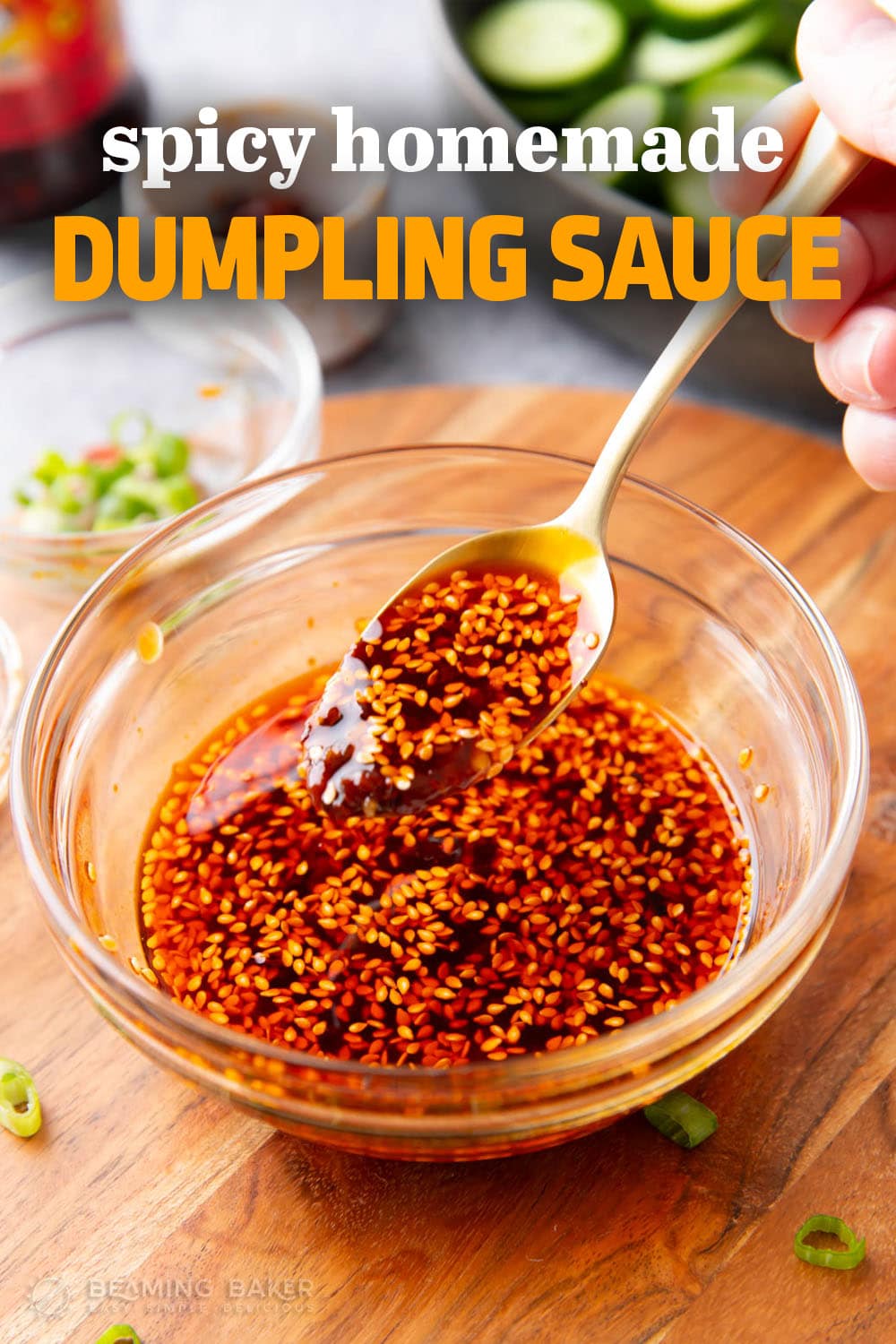 Easy Dumpling Sauce Recipe {Amazing!} - Beaming Baker