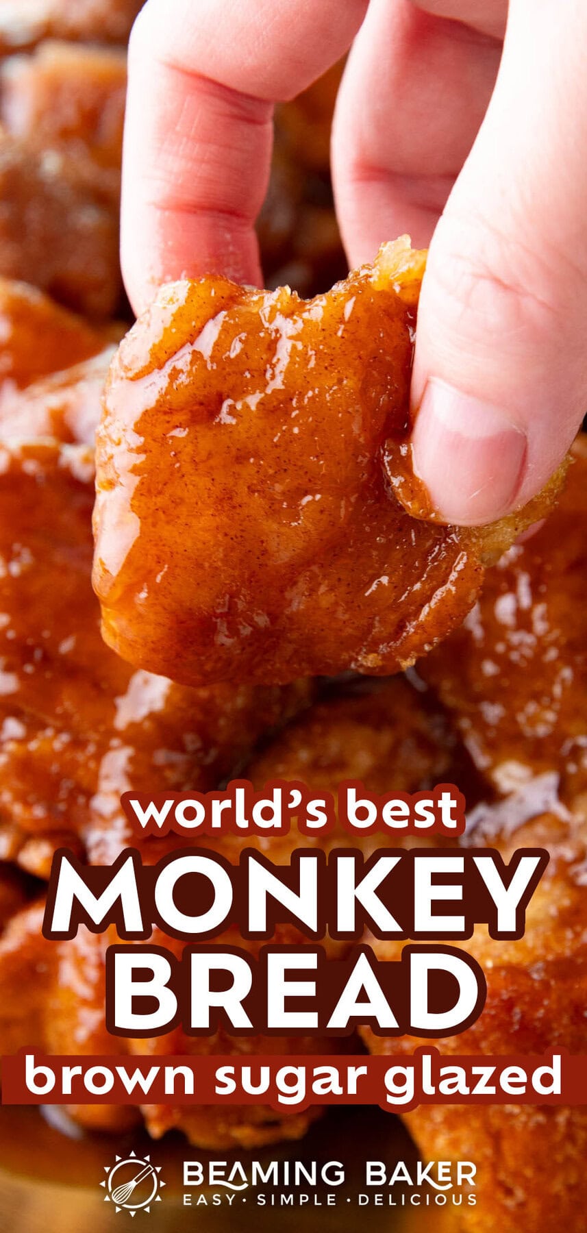 Monkey Bread with Biscuits - Easy Recipe - Beaming Baker