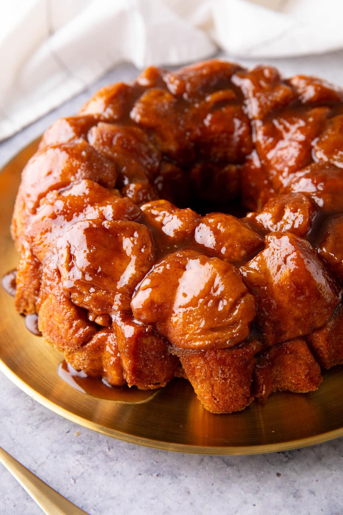 Monkey Bread with Biscuits - Easy Recipe - Beaming Baker