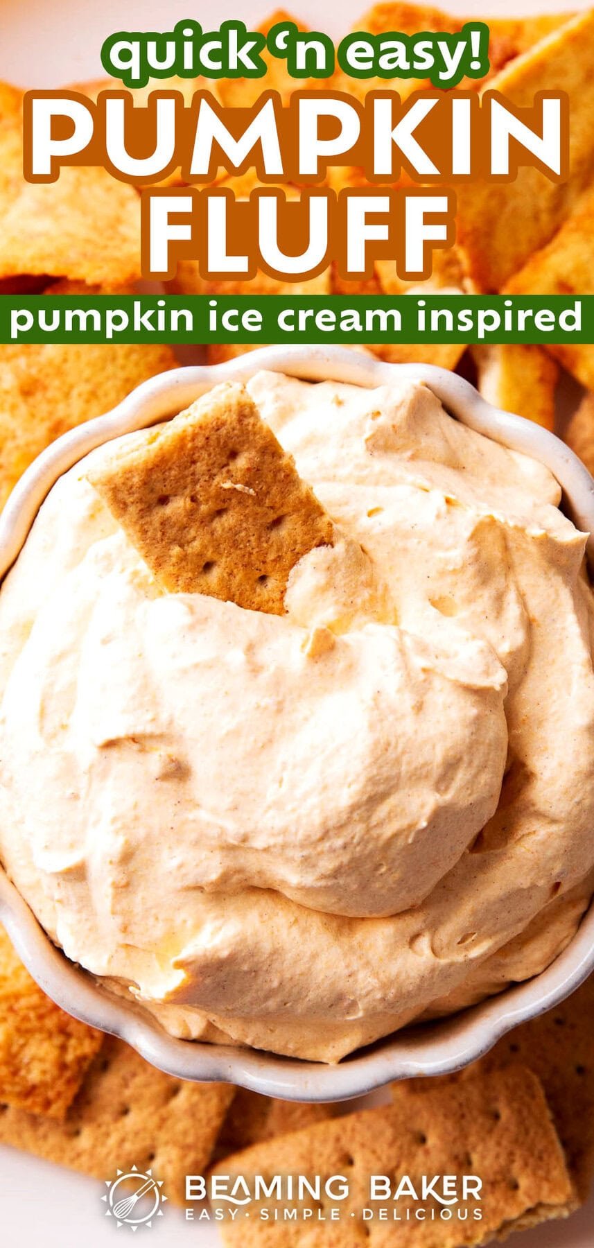 Pumpkin Fluff Dip Recipe - Beaming Baker