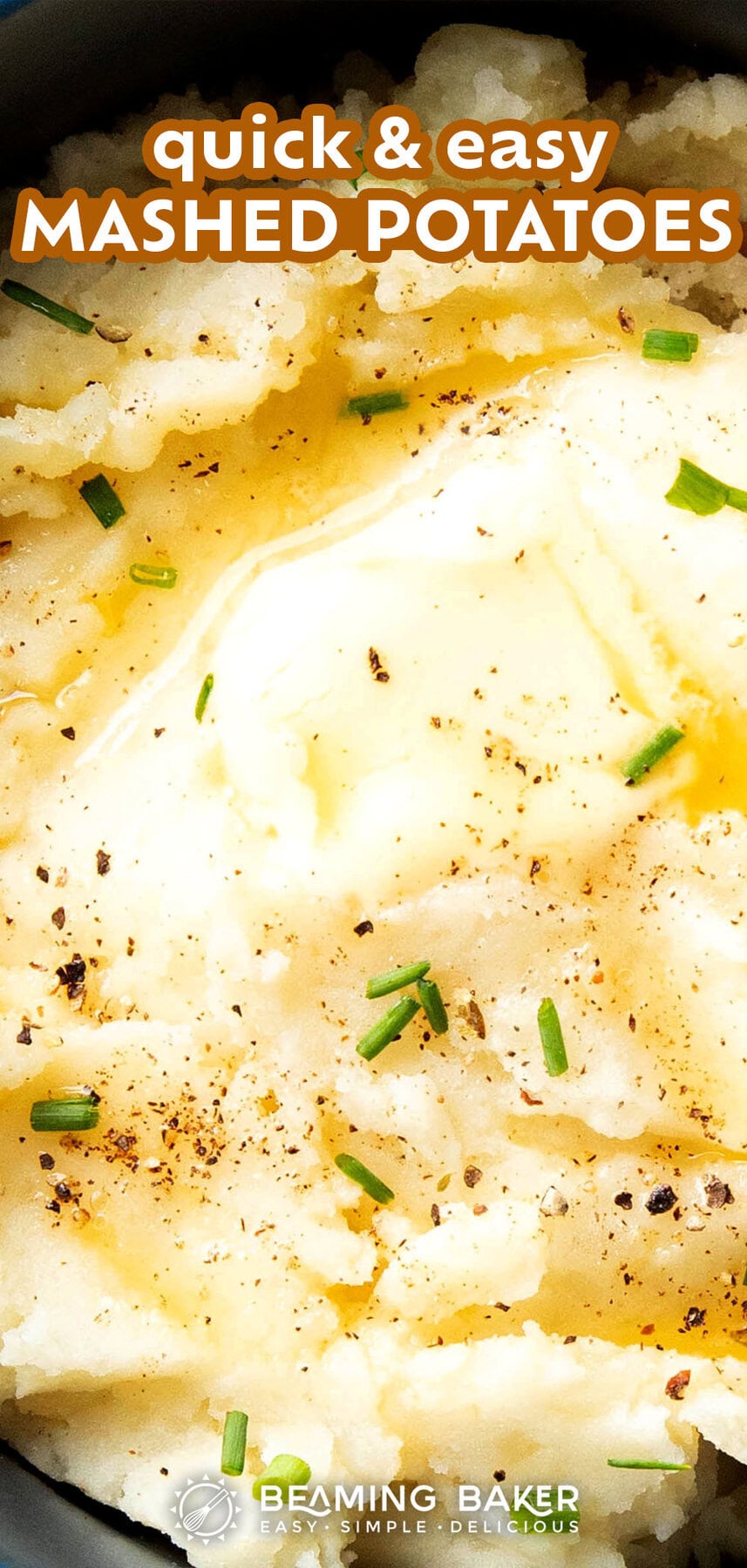 Quick & Easy Mashed Potatoes - Beaming Baker