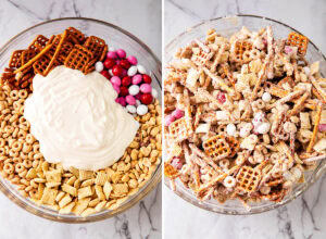 Valentines Chex Mix - Beaming Baker